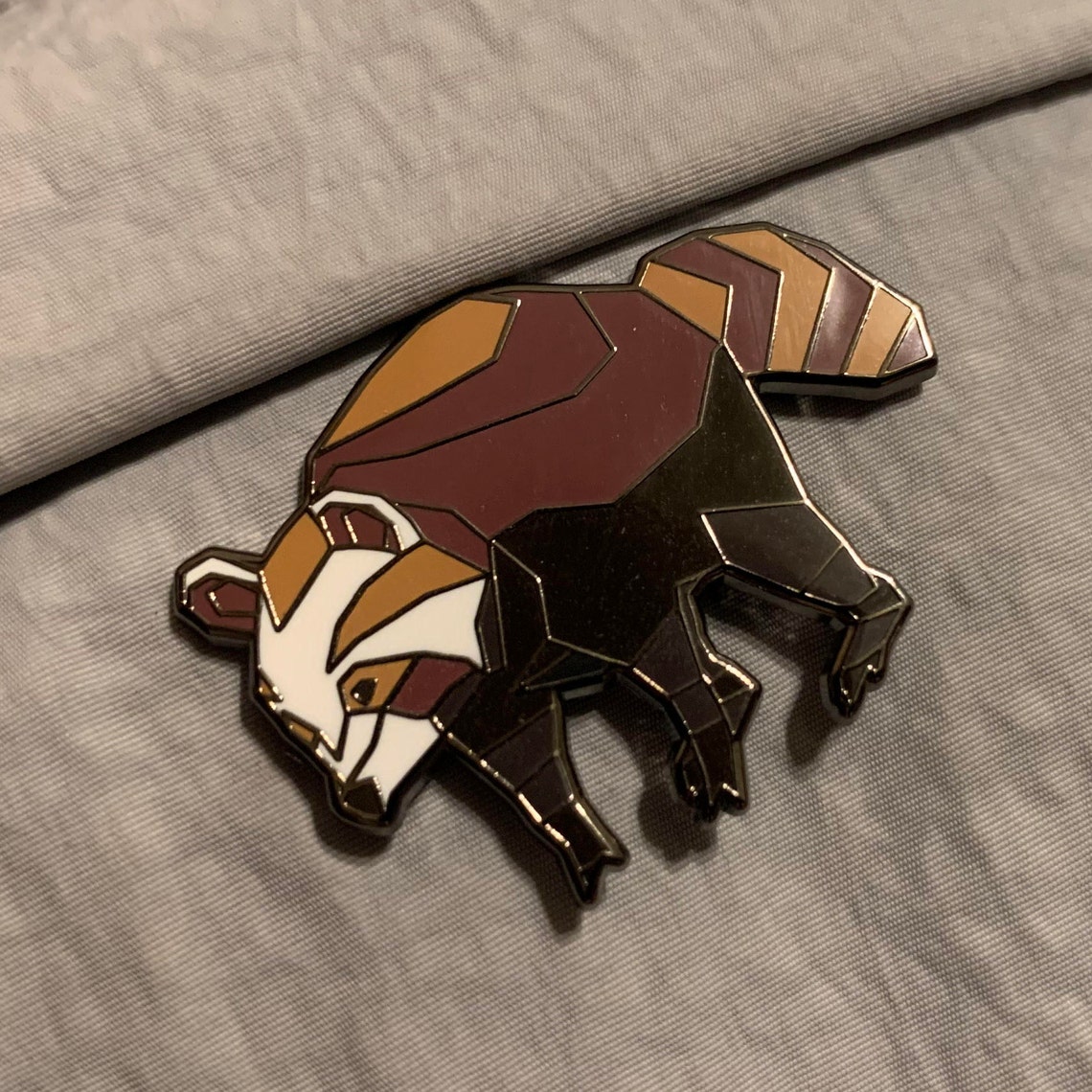 Red Panda Rocky Pin Osrs - Etsy