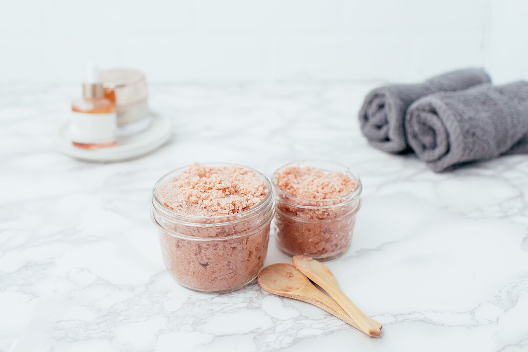 Sea Moss and Pink Himalayan Salt Body Scrub Eczema Gifts - Etsy