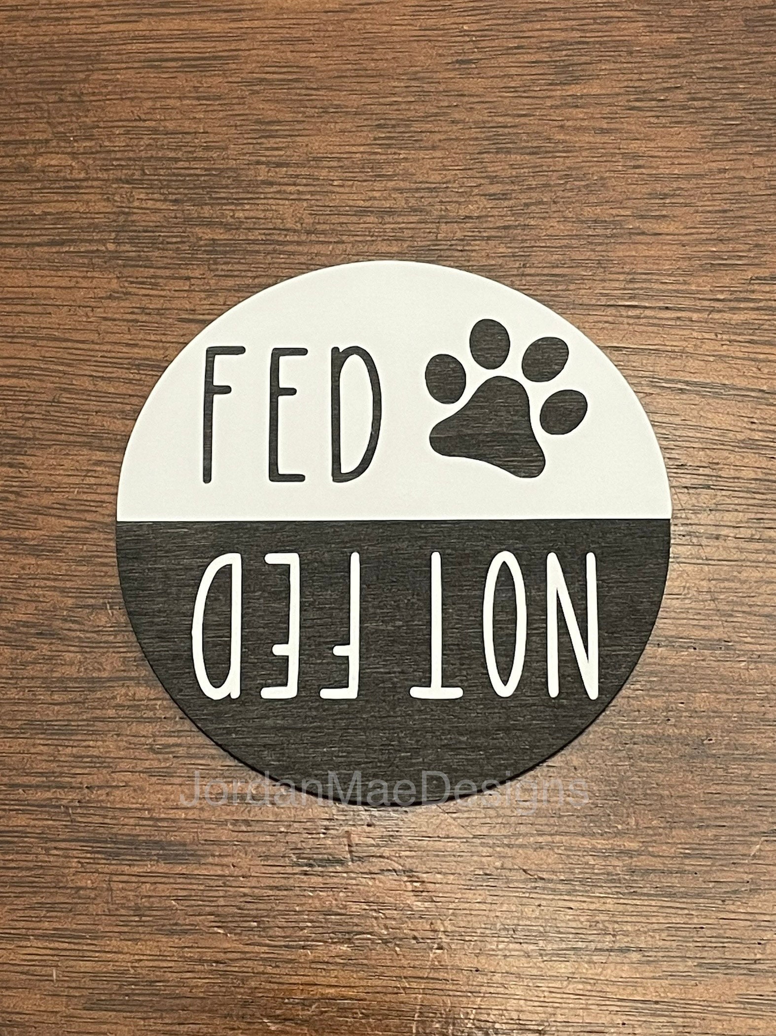 Farmhouse Fed Not Fed Pet Magnet Animal Magnet Pet Magnet | Etsy