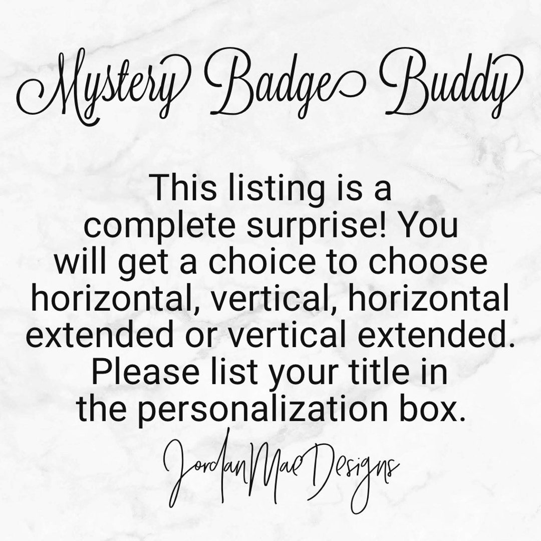 Mystery Badge Buddy | Surprise Badge Buddy | Surprise Box | Glitter ...