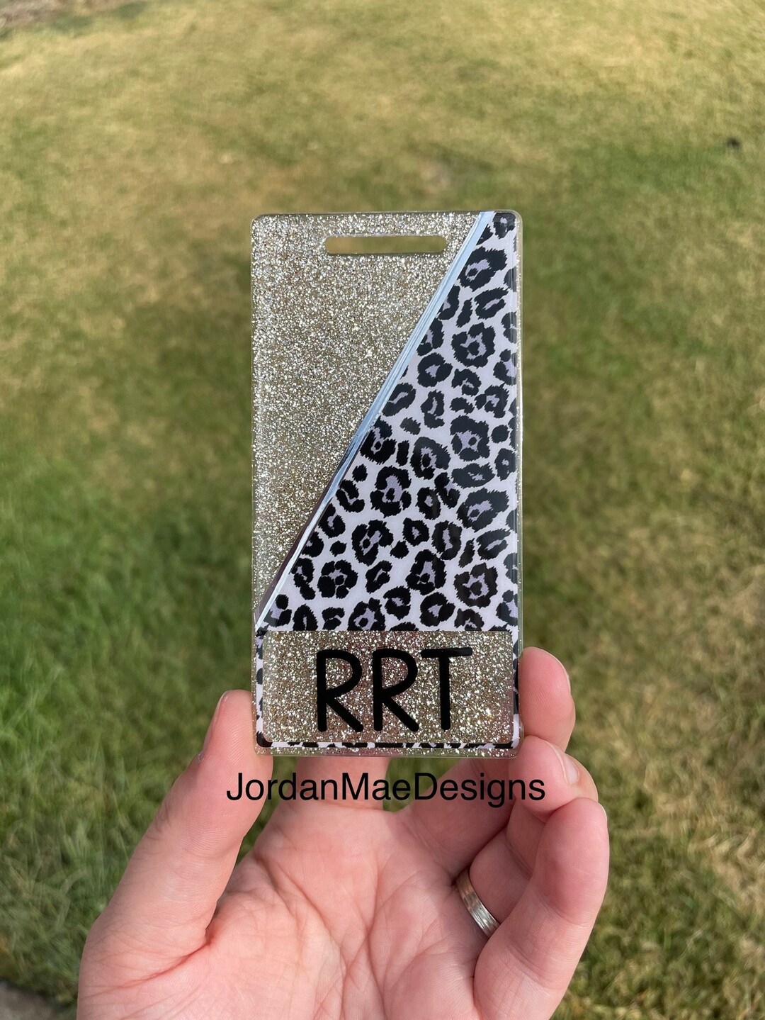 Split Cheetah Badge Buddy | Badge Buddy | Leopard Badge Buddy | Sliver ...