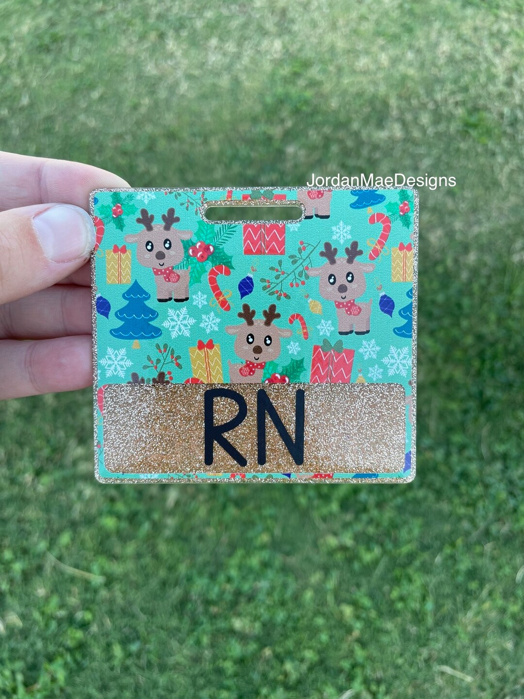 Reindeer Badge Buddy | Deer Badge Buddy | Fall Badge Buddy | Gold Badge ...