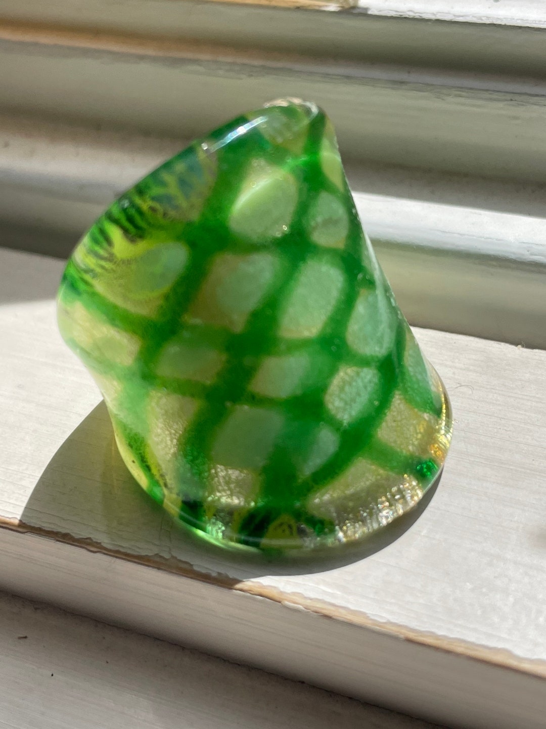 Blue and Green Murano Glass Rings Genuine Murano Glass - Etsy