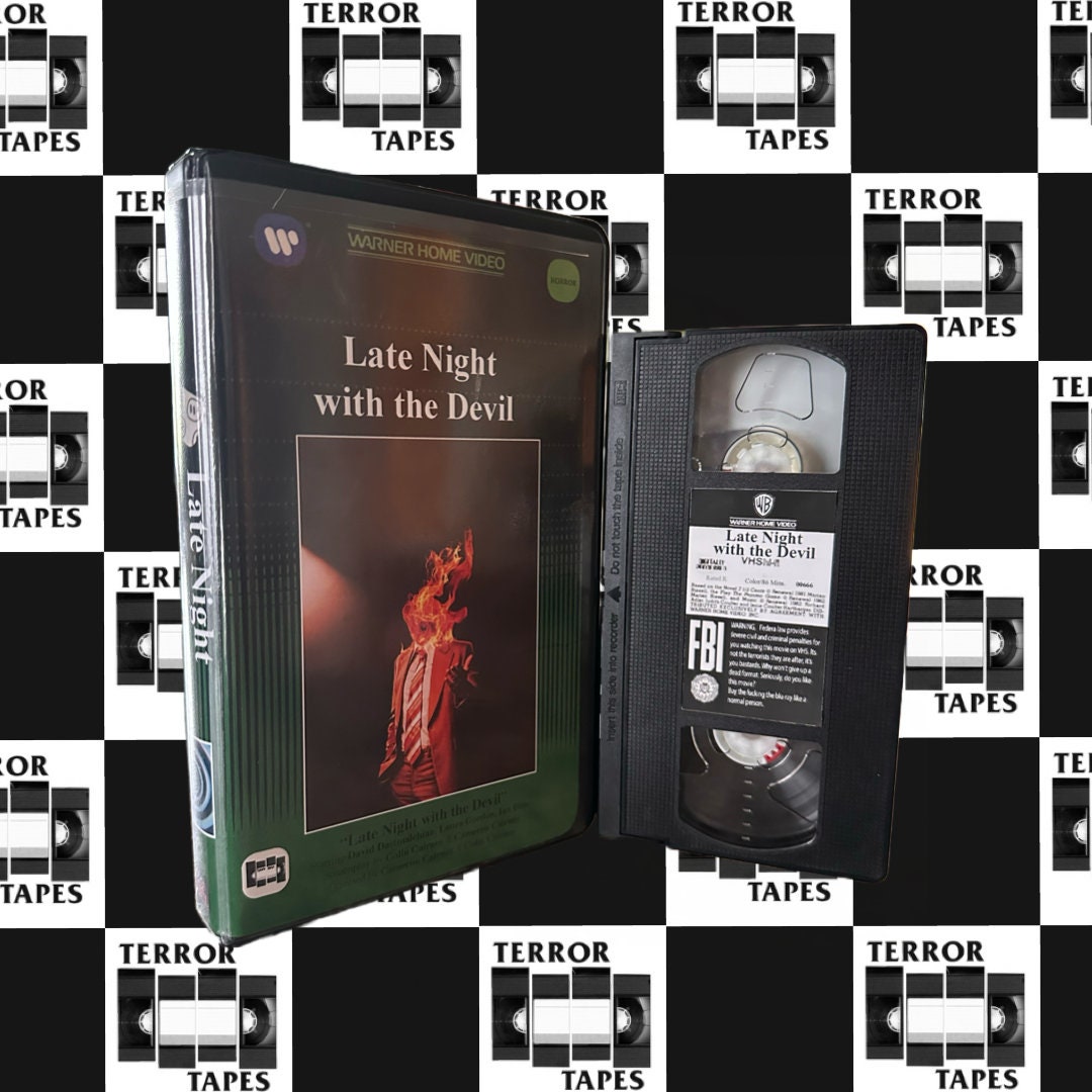 Warner Clamshell Custom Vhs late Night With the Devil - Etsy UK