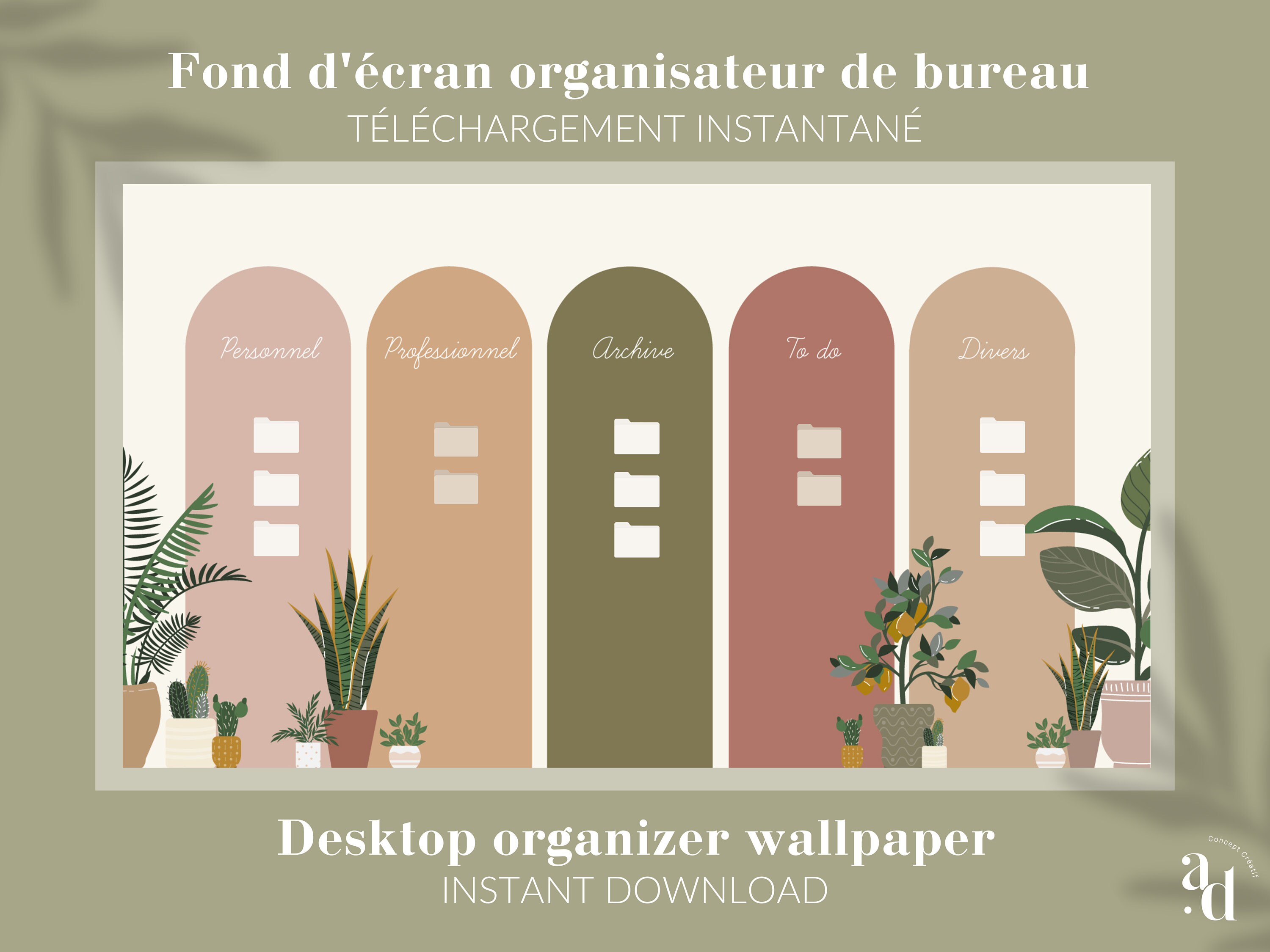 Desktop Organizer Wallpaper to Be More Organized and Productive ...