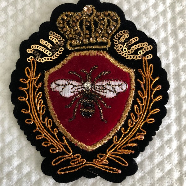 Large Bee Patch - Etsy