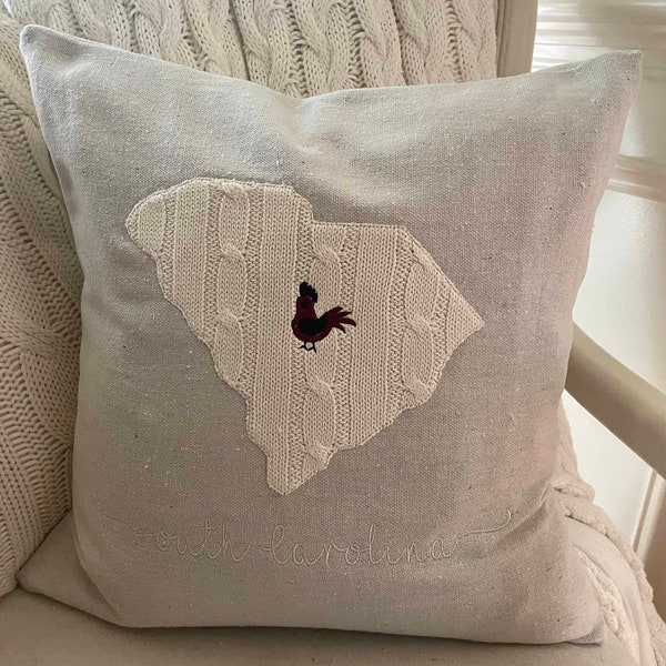 South Carolina Pillow - Etsy