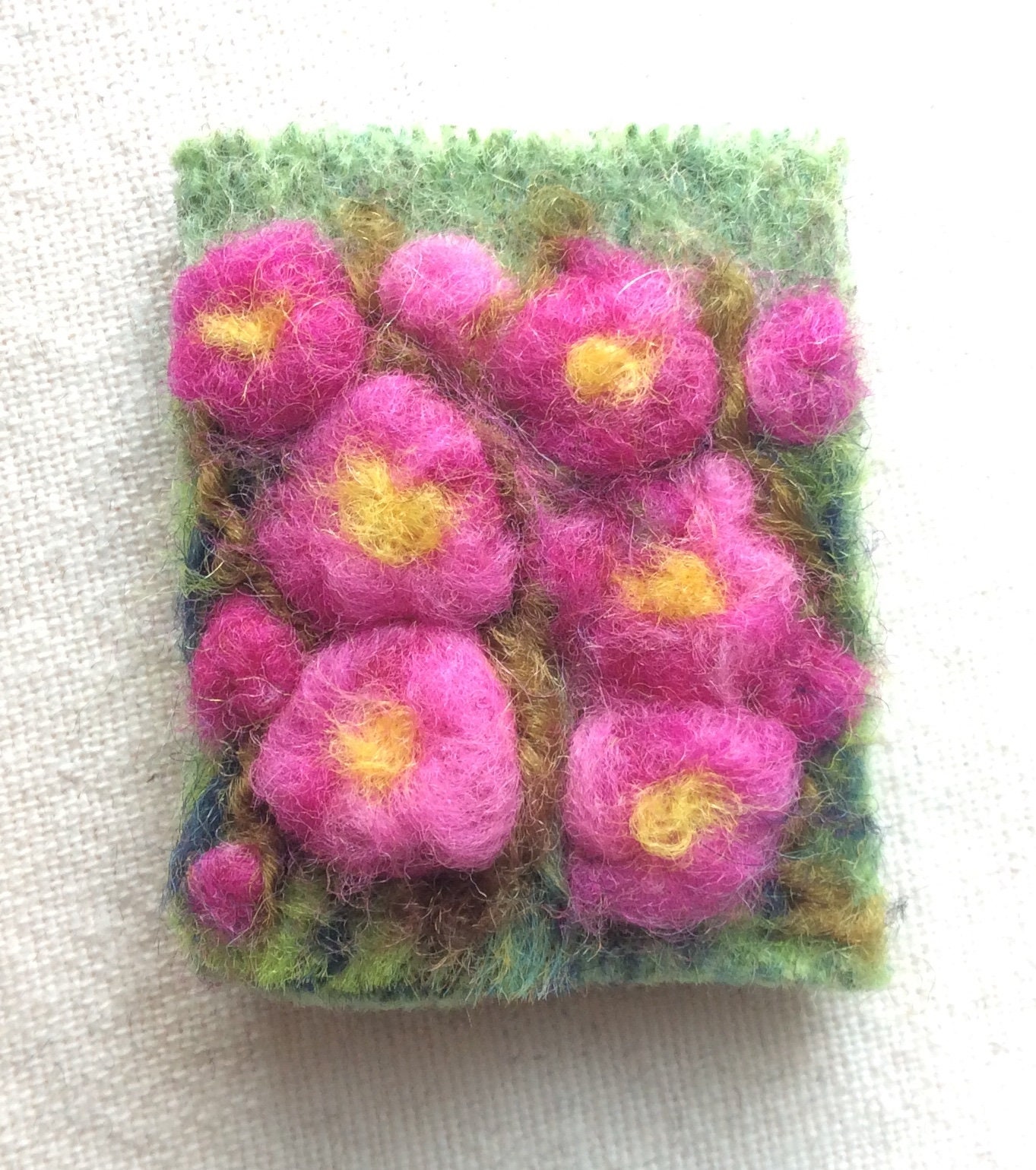 Needle Felted Brooches Handmade - Etsy UK