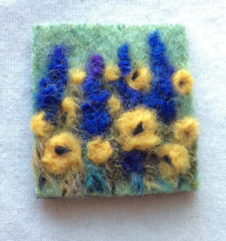 Needle Felted Brooches Handmade - Etsy