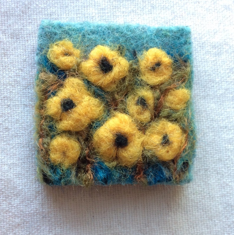 Needle Felted Brooches Handmade - Etsy
