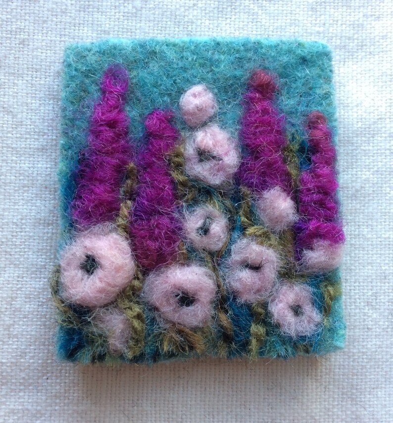 Needle Felted Brooches Handmade - Etsy