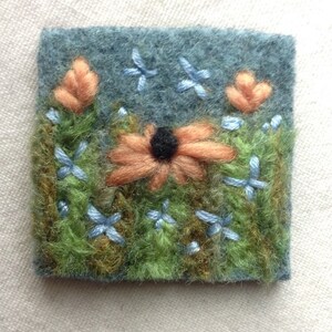Needle Felted Brooches Handmade - Etsy