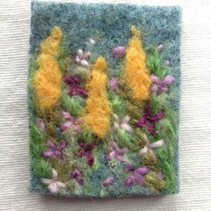 Needle Felted Brooches Handmade - Etsy