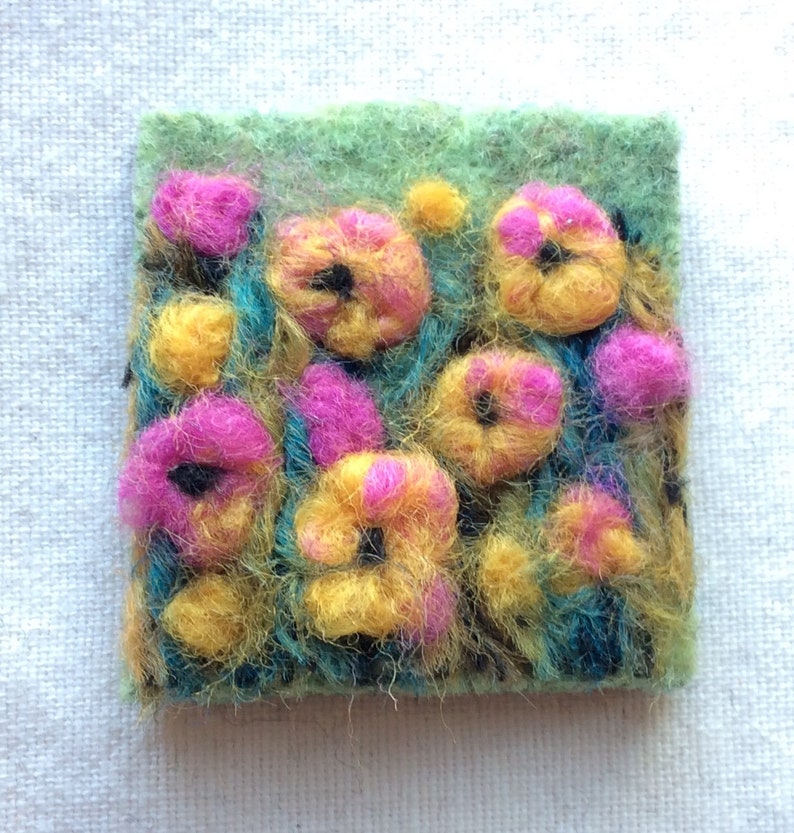 Needle Felted Brooches Handmade - Etsy