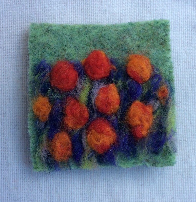 Needle Felted Brooches Handmade - Etsy