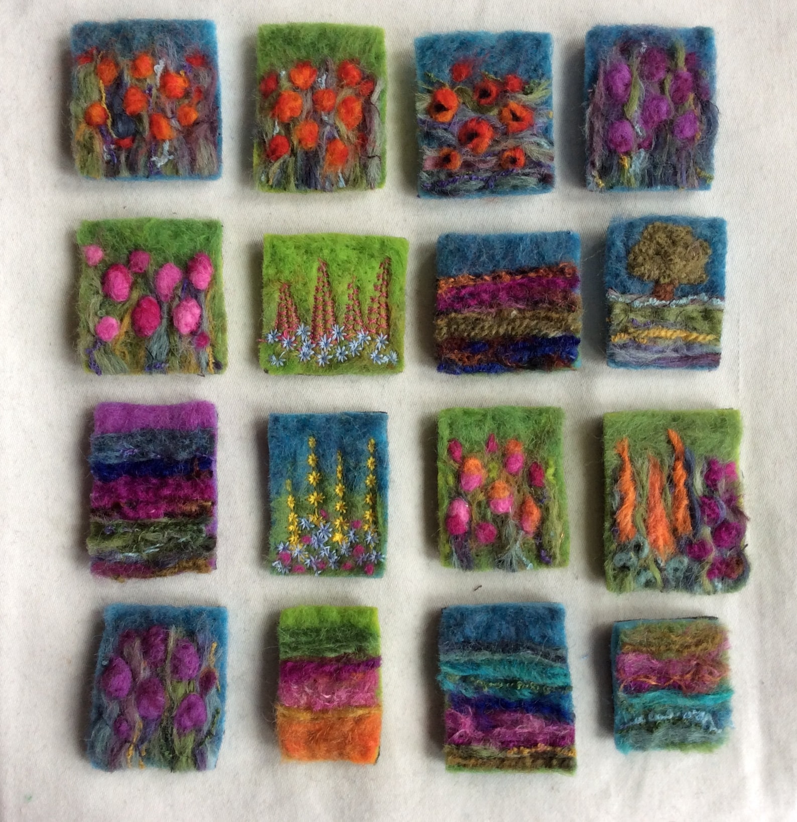 Needle Felted Brooches Handmade | Etsy