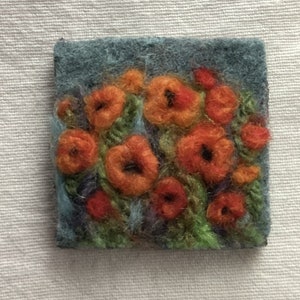 Needle Felted Brooches Handmade - Etsy