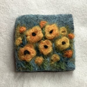 Needle Felted Brooches Handmade - Etsy