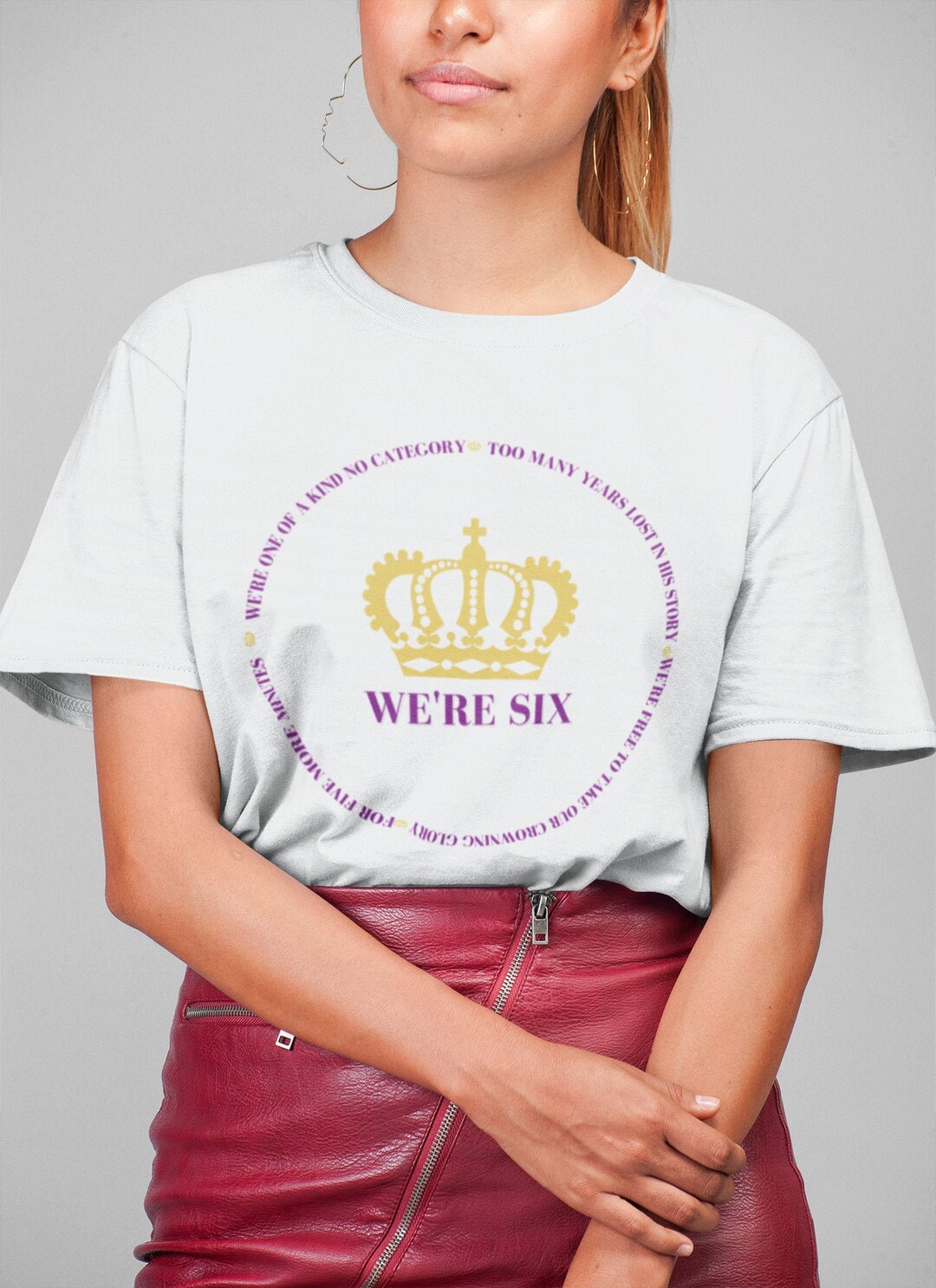 SIX T-shirt, Musical Theatre Tshirt, SIX the Musical, Musical Theatre ...