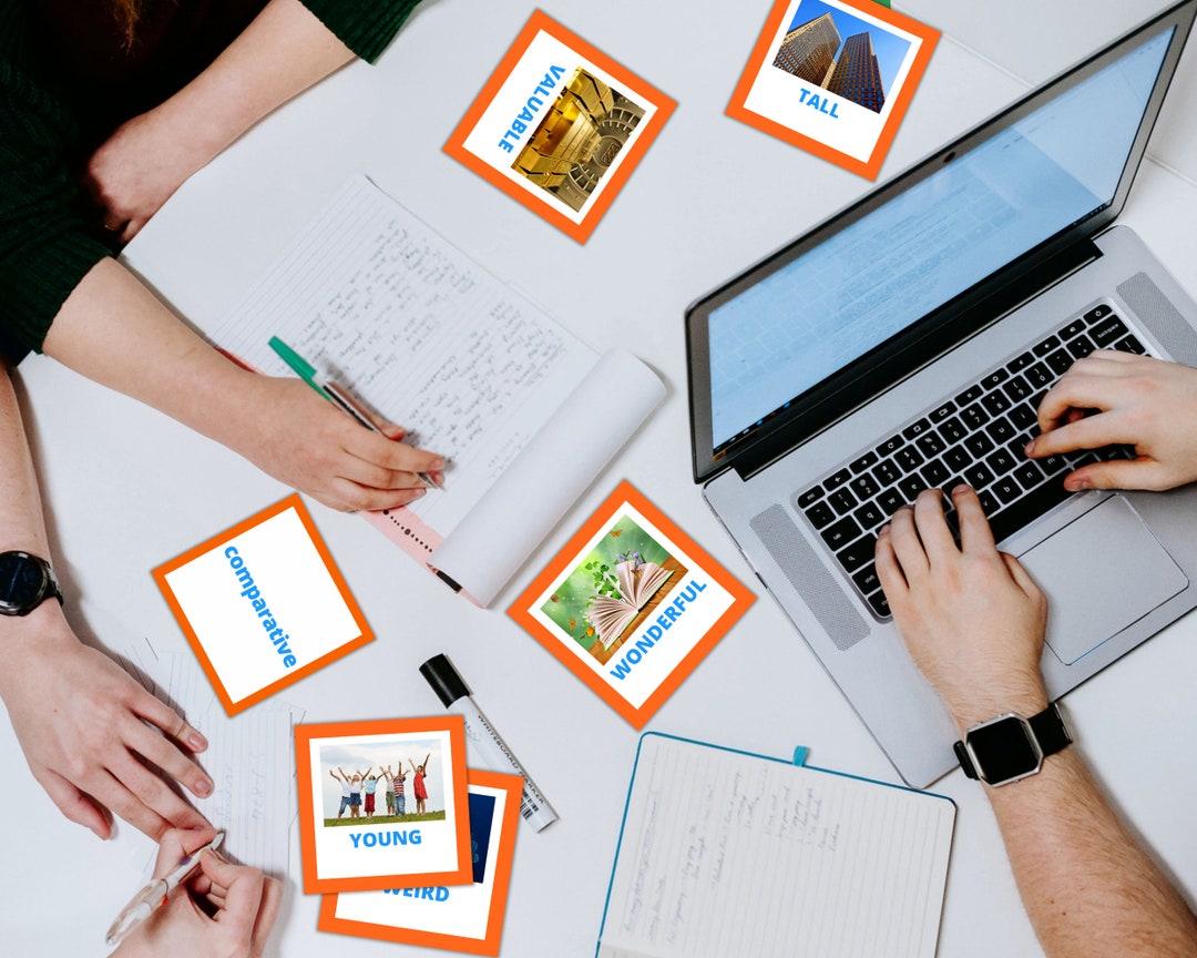 Apples to Apples Learning Game, Deck of 78 Adjective Flashcards ...