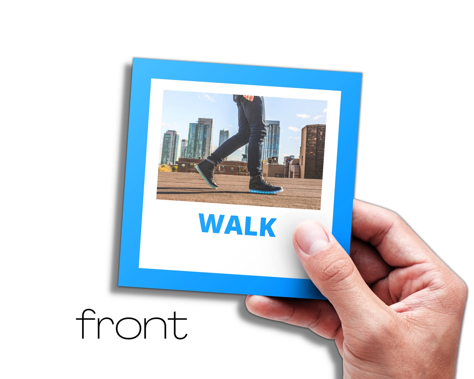 Regular Verbs Flashcards Printable Deck of 100 Photo Flashcards PDF ...