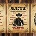 Western Parts of Speech Posters: ESL Grammar Charts (digital Download ...