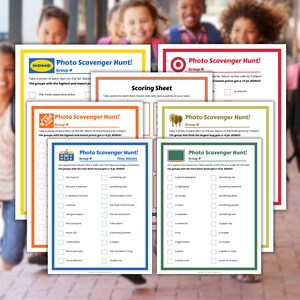 Photo Scavenger Hunt Templates for ESL, Shopping, Cultural Immersion ...