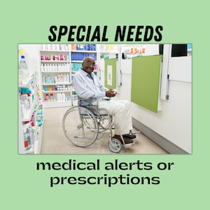 Senior ID Card Template: Customizable Identification (canva) - Etsy