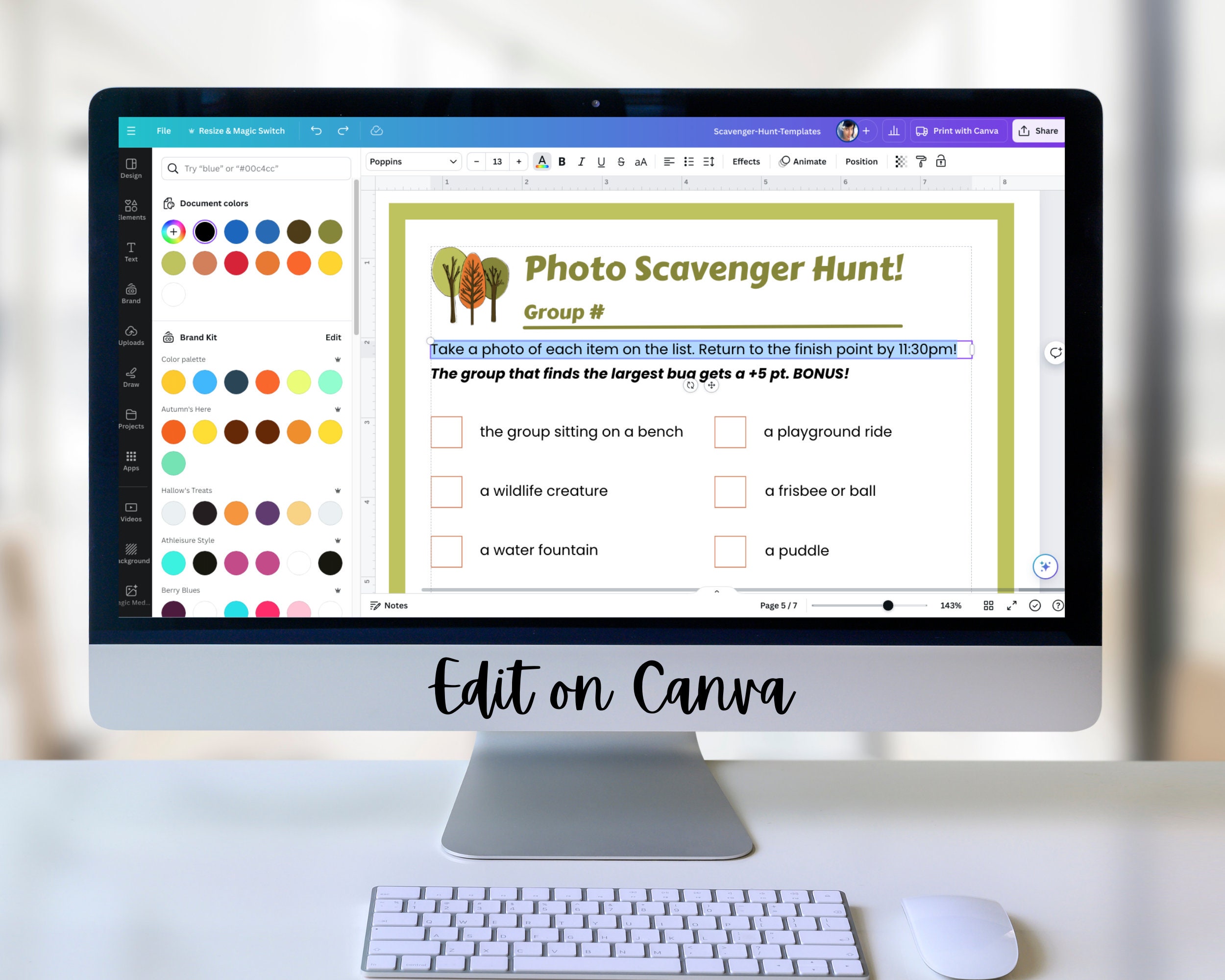 Photo Scavenger Hunt Templates for ESL, Shopping, Cultural Immersion ...