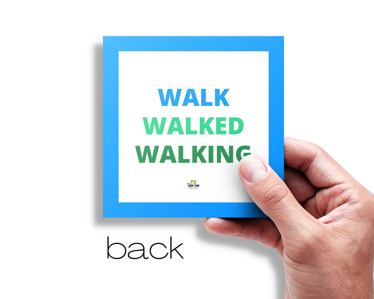 Regular Verbs Flashcards Printable Deck of 100 Photo Flashcards PDF ...