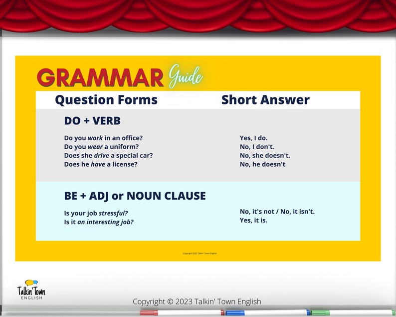 Guess Who Jobs Game ESL Activity: Asking Questions, Short Answers, Job ...