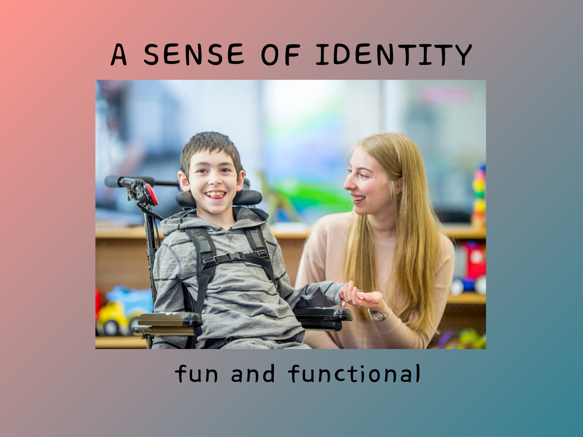 ID Card Template for Special Needs and Child Safety Identification ...