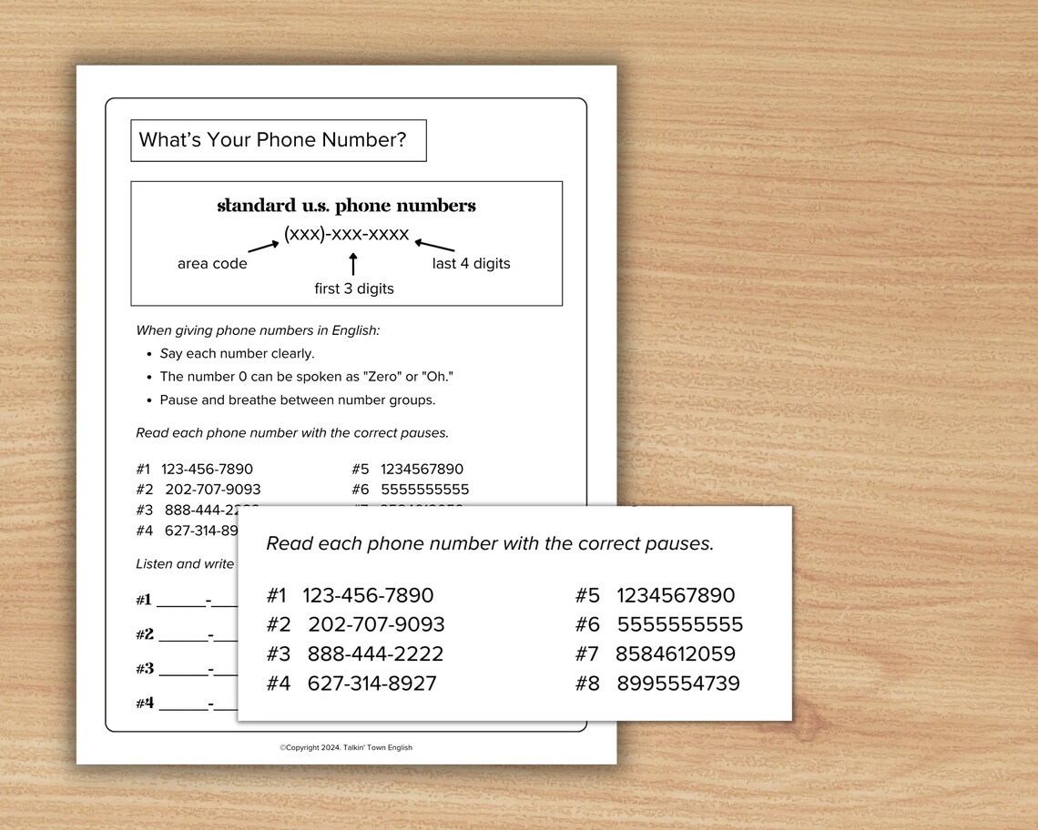 Printable Telephone English Lesson Plan: Role Play & Communication ...