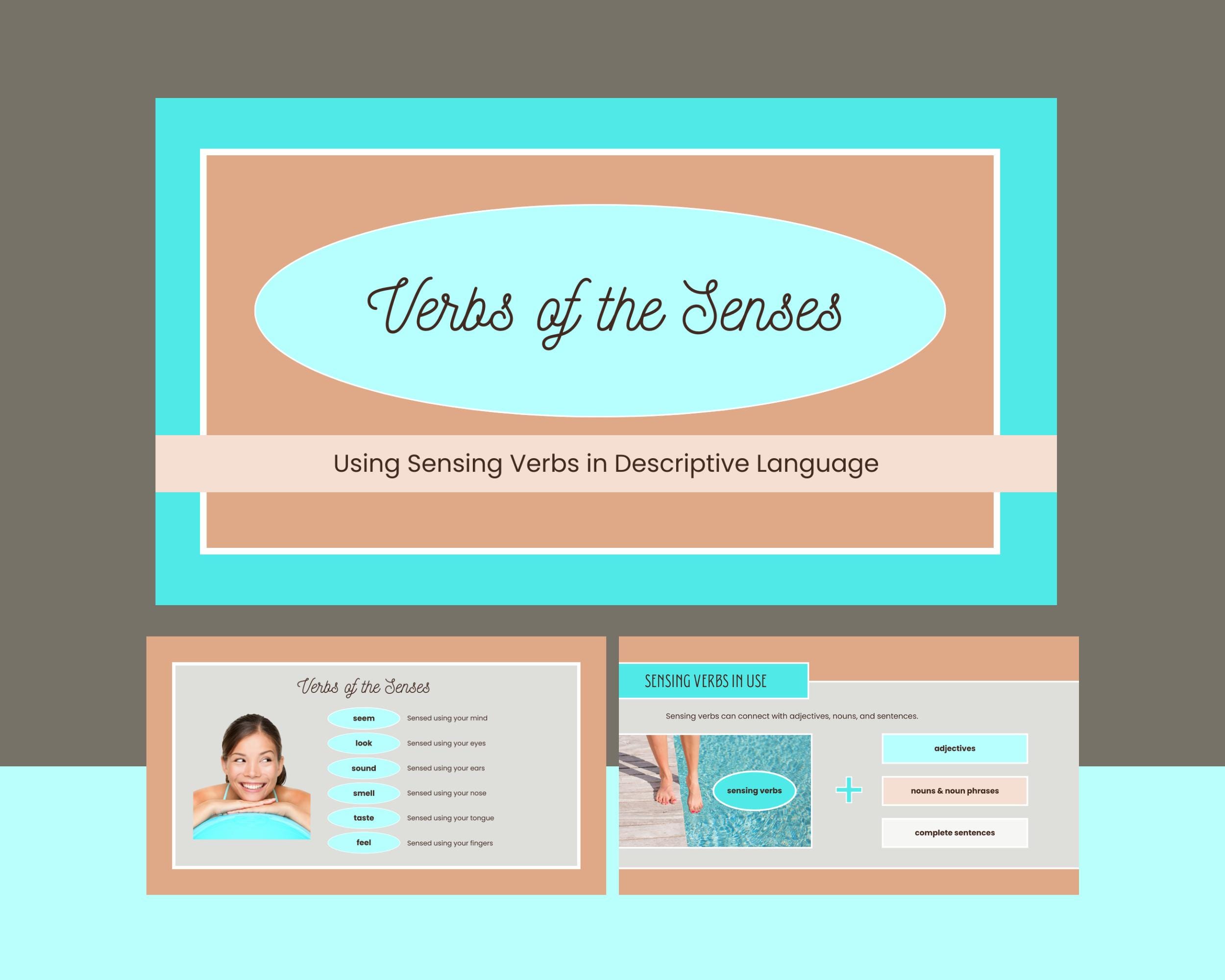 Sensing Verbs Grammar Presentation Activity Lesson Pack, Looks Vs ...