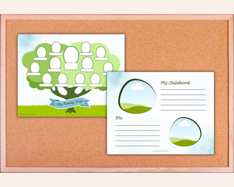 Family Tree Template for Student Family Trees, Create a Family Tree ...