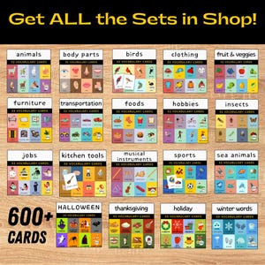 Clothing Flashcards ESL, 32 Printable English Language Vocabulary Cards ...