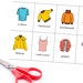 Clothing Flashcards ESL, 32 Printable English Language Vocabulary Cards ...