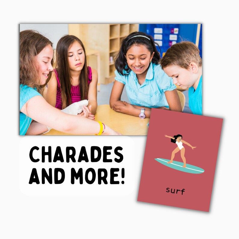 Hobbies Vocabulary Cards for ESL Games, Memory, Charades, and ...