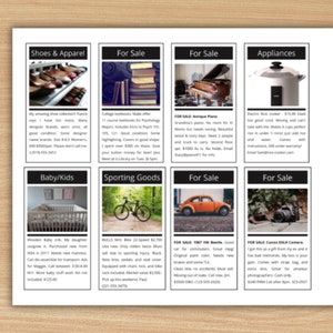 Buying and Selling ESL Lesson Plan: Listing Items for Sale, Classified ...