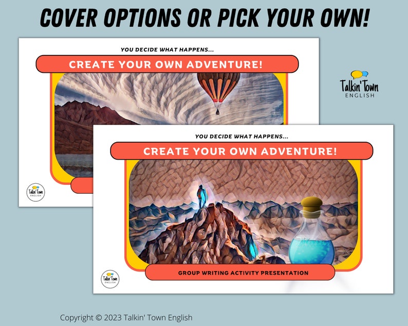 Create Your Own Adventure Story: Canva Template for - Etsy