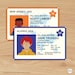 Printable Character ID Cards: Role Play & ESL (canva Template) - Etsy
