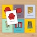 Furniture Flashcards ESL Games, Memory, Charades, and Conversation ...