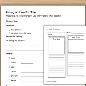 Buying and Selling ESL Lesson Plan: Listing Items for Sale, Classified ...