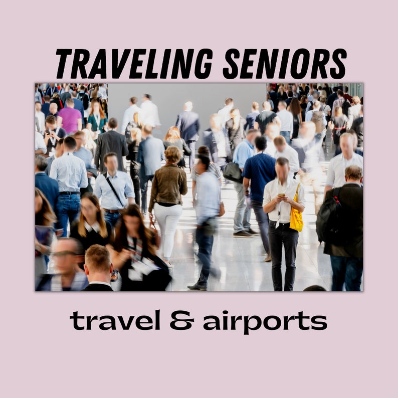 Senior ID Card Template: Customizable Identification (canva) - Etsy