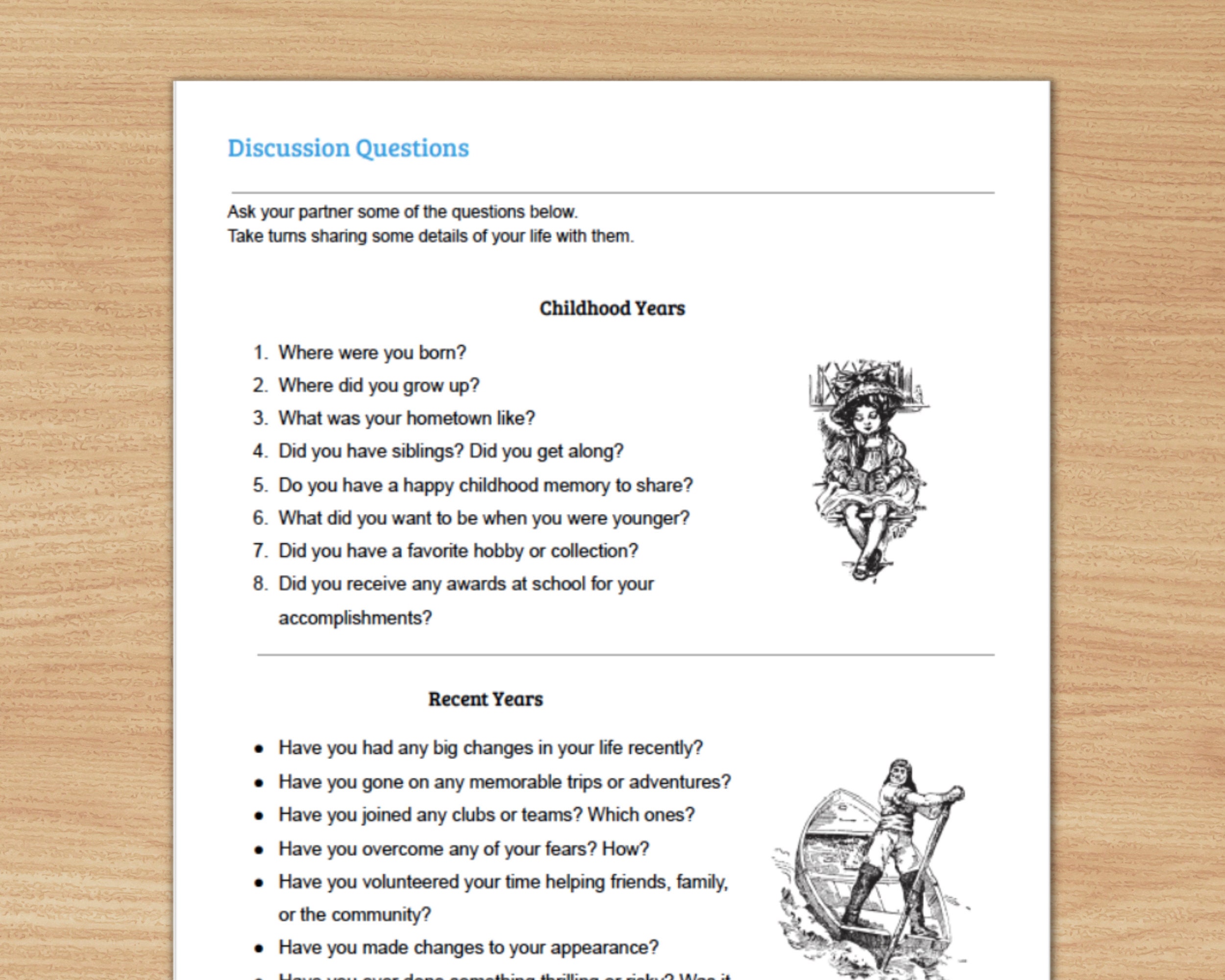 Autobiography Writing and Speaking Activity PDF Worksheets and Template ...