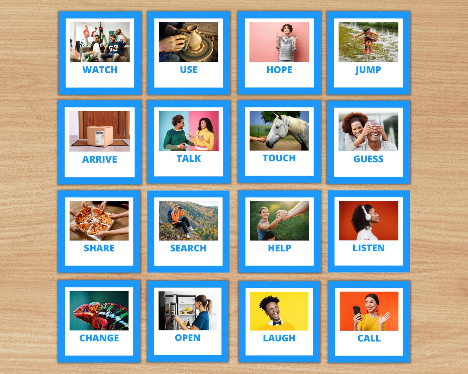 200 English Flashcards PDF Printable Deck of Regular, Irregular and ...