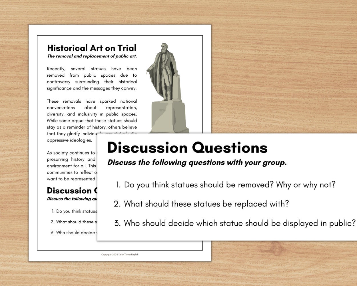 Design a Statue, Sculpture Design Worksheets and Digital Canva Template ...
