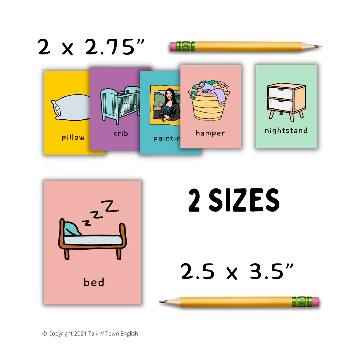 Furniture Flashcards ESL Games, Memory, Charades, and Conversation ...