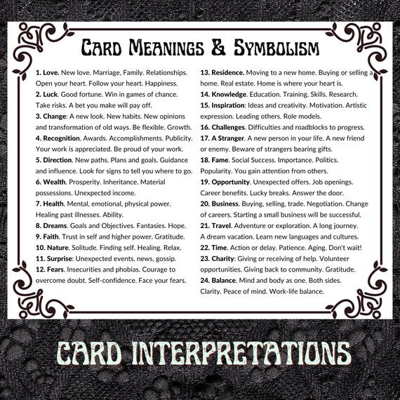 Games & Puzzles Card Games ELLs Tarot Cards Future Tenses ESL Grammar ...