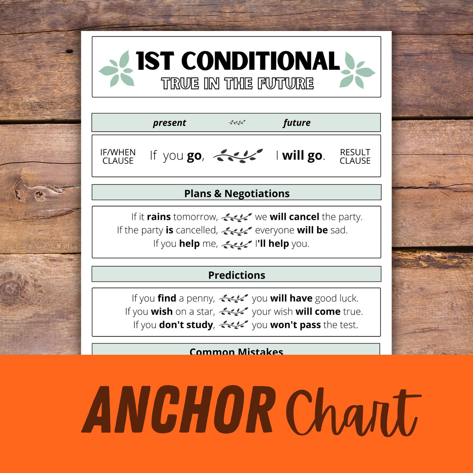 ESL First Conditional Grammar Activity Pack: Superstitions, Chores ...